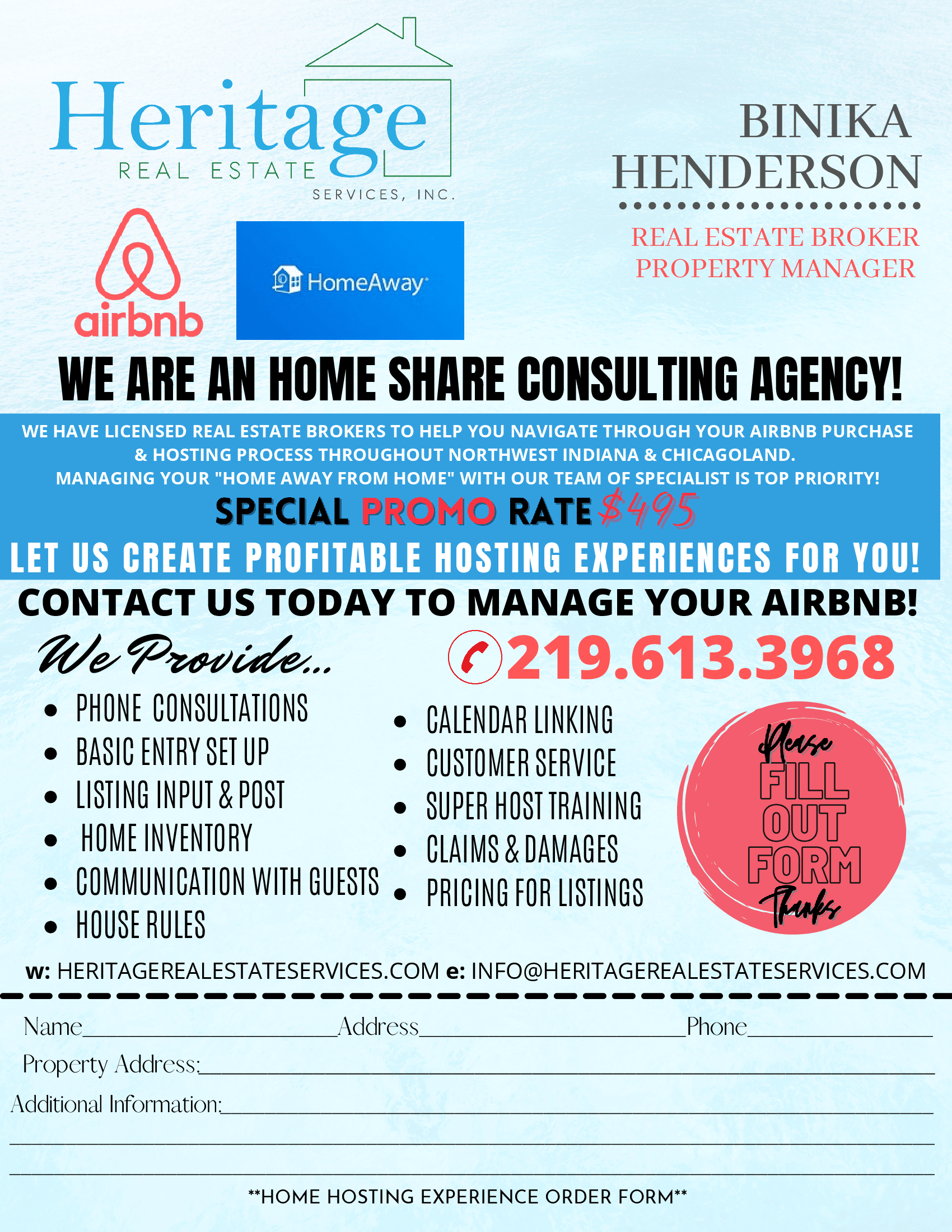 AirBnB Set Up/Coaching - Binika Henderson